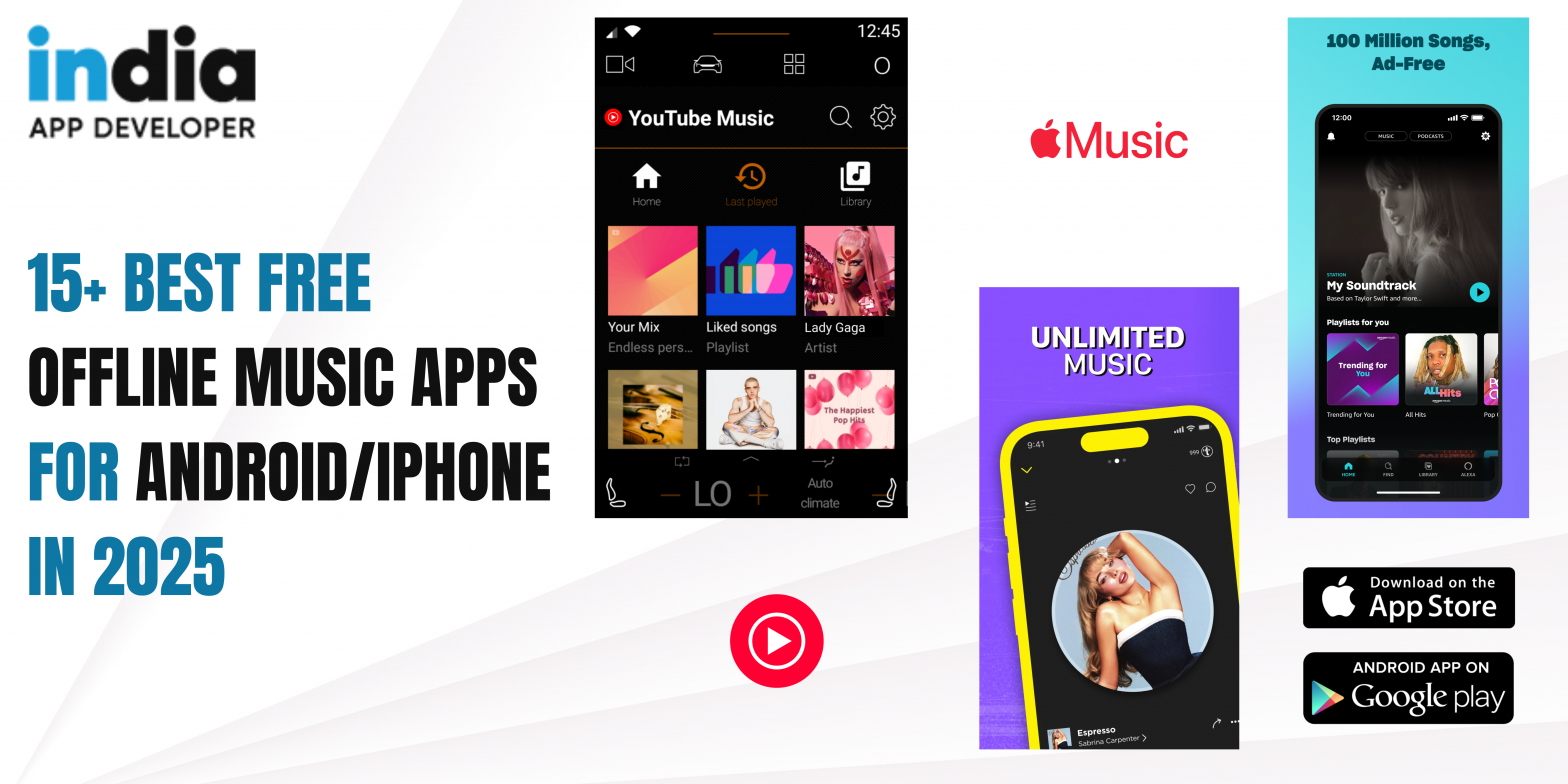 15+ Best Free Offline Music Apps for Android and iPhone ( No WIFI Needed ) - India App Developer